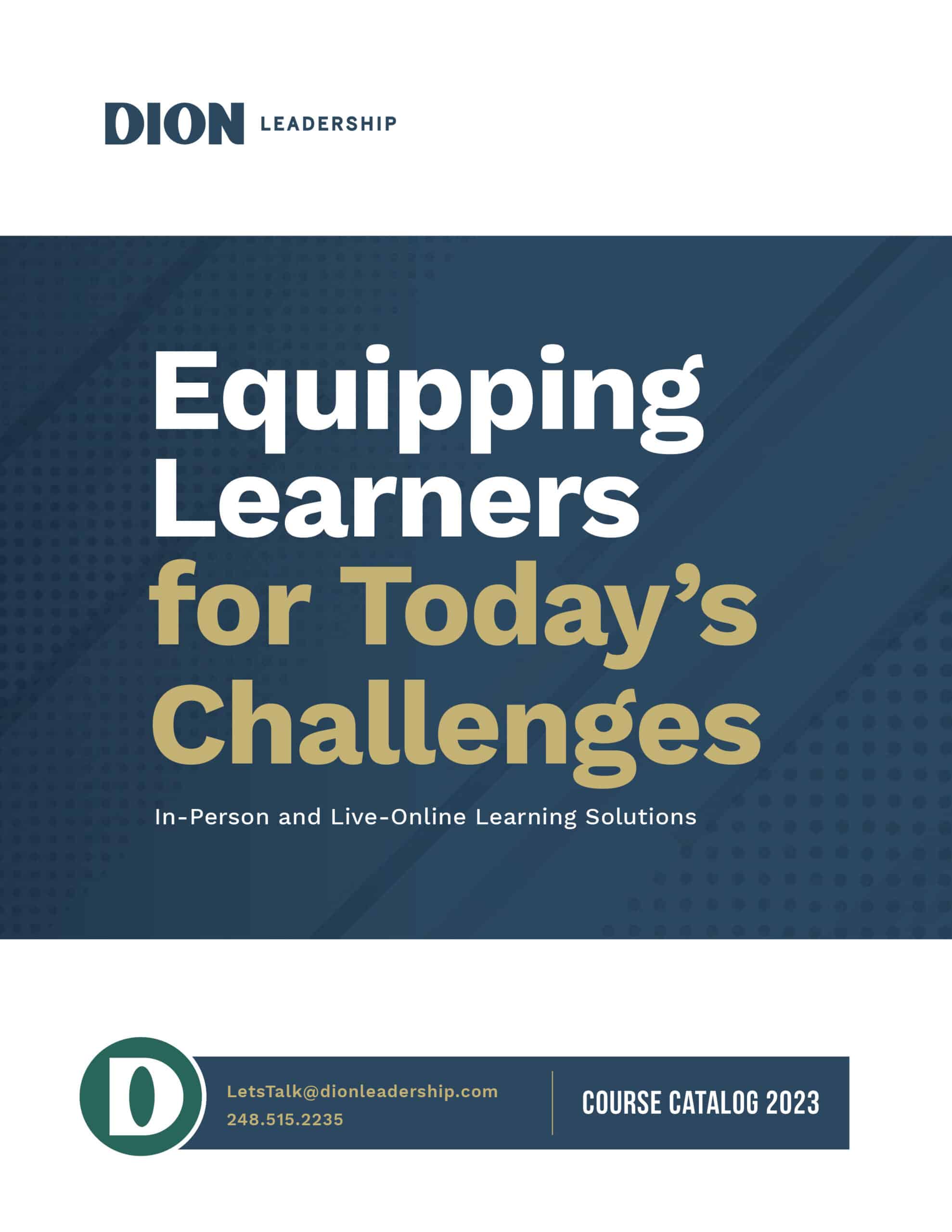 The Coaching Intensive : Dion Leadership | Detroit MI